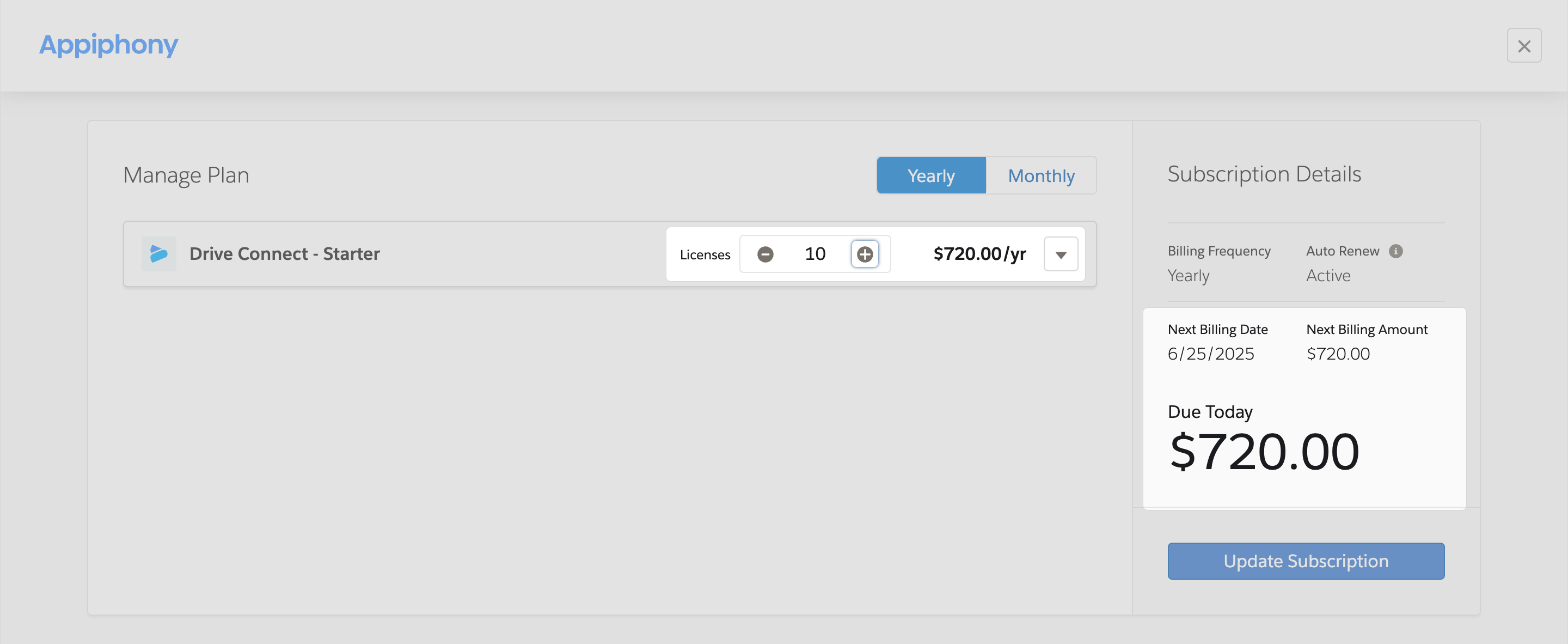 Licenses - Appiphony