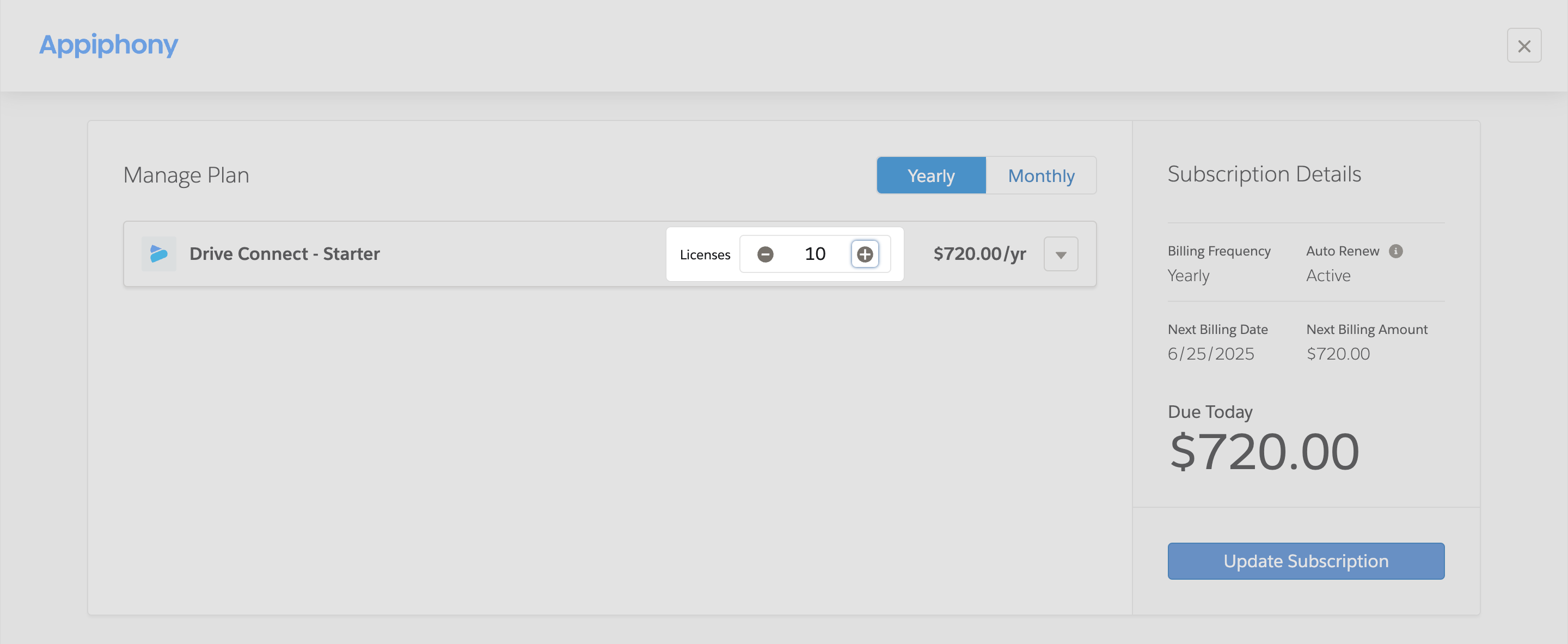 Licenses - Appiphony