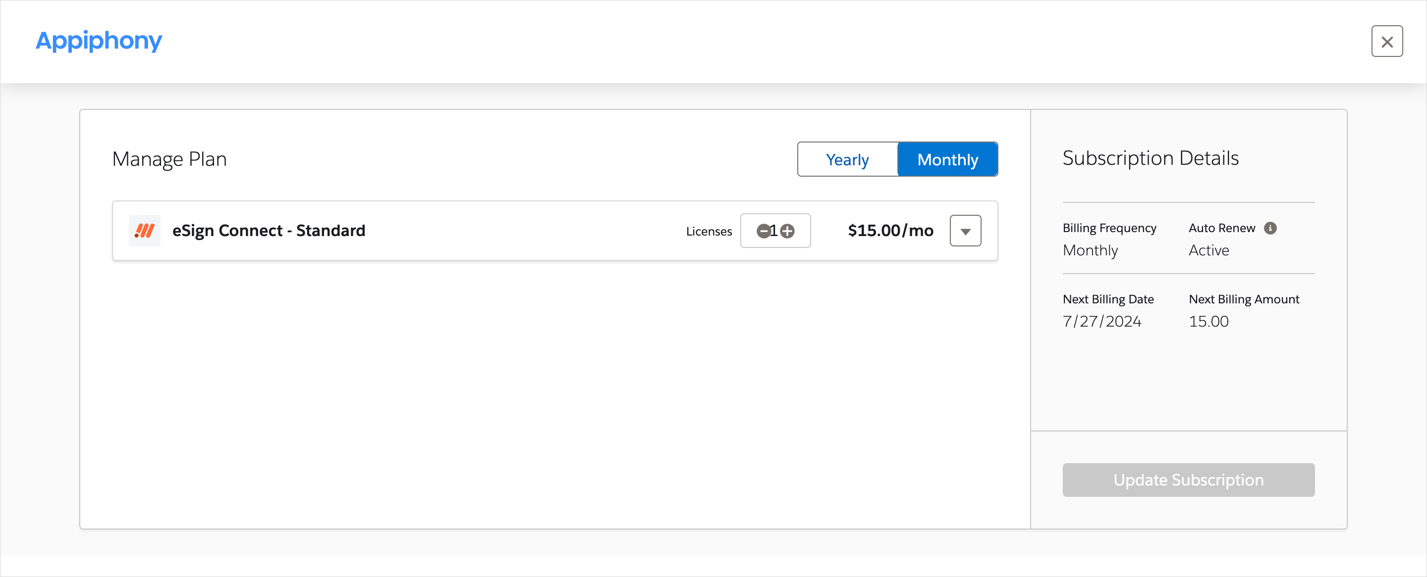 Licenses - Appiphony