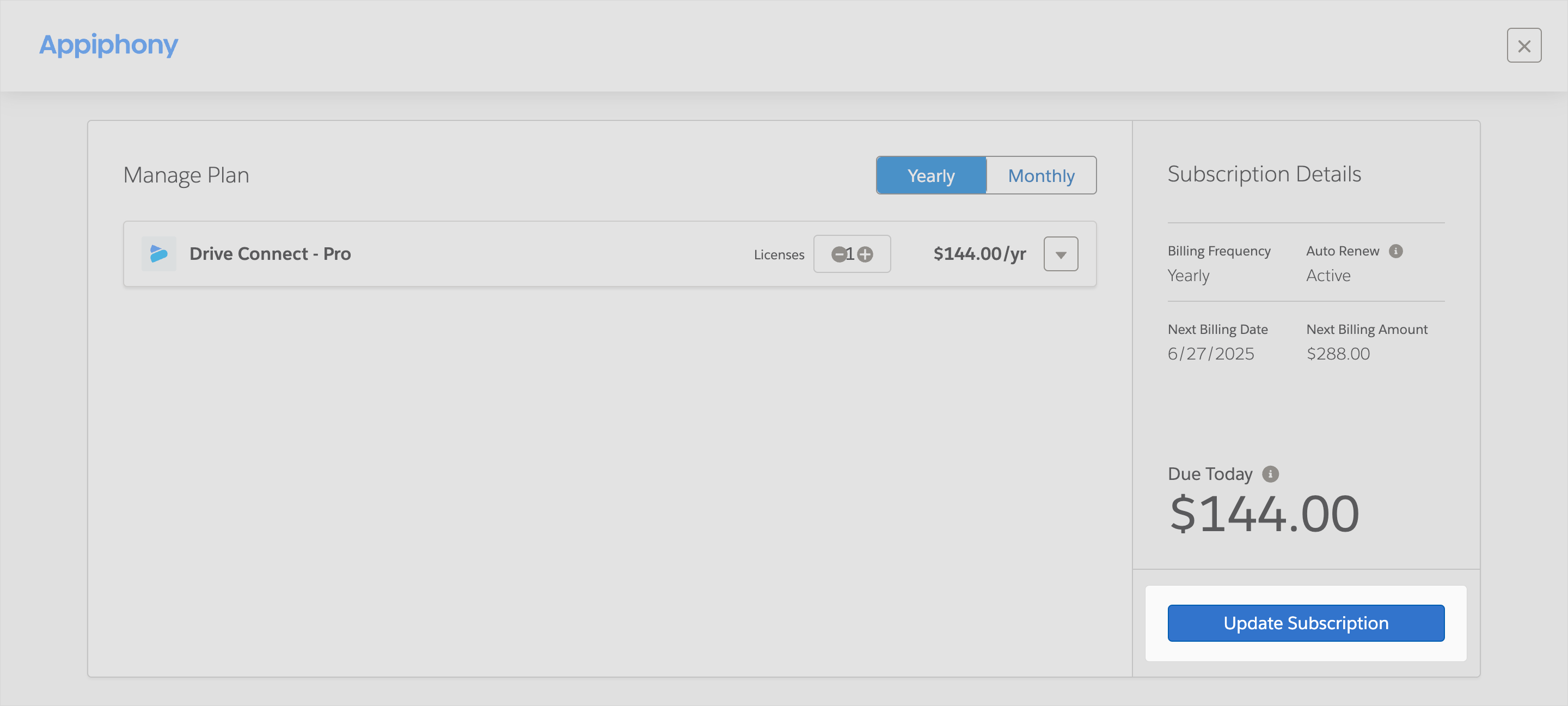 Licenses - Appiphony