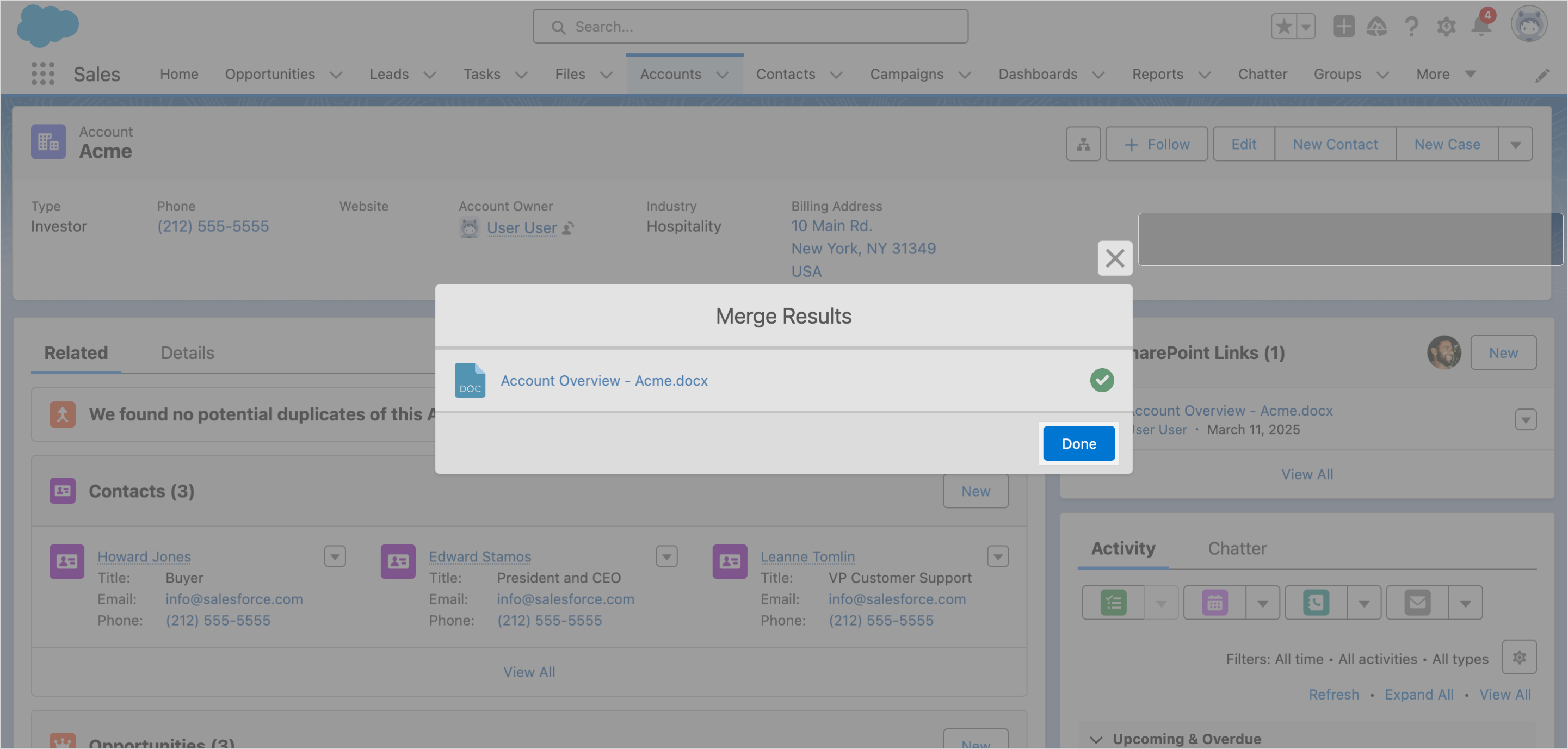 Merging from SharePoint Links Component - Appiphony
