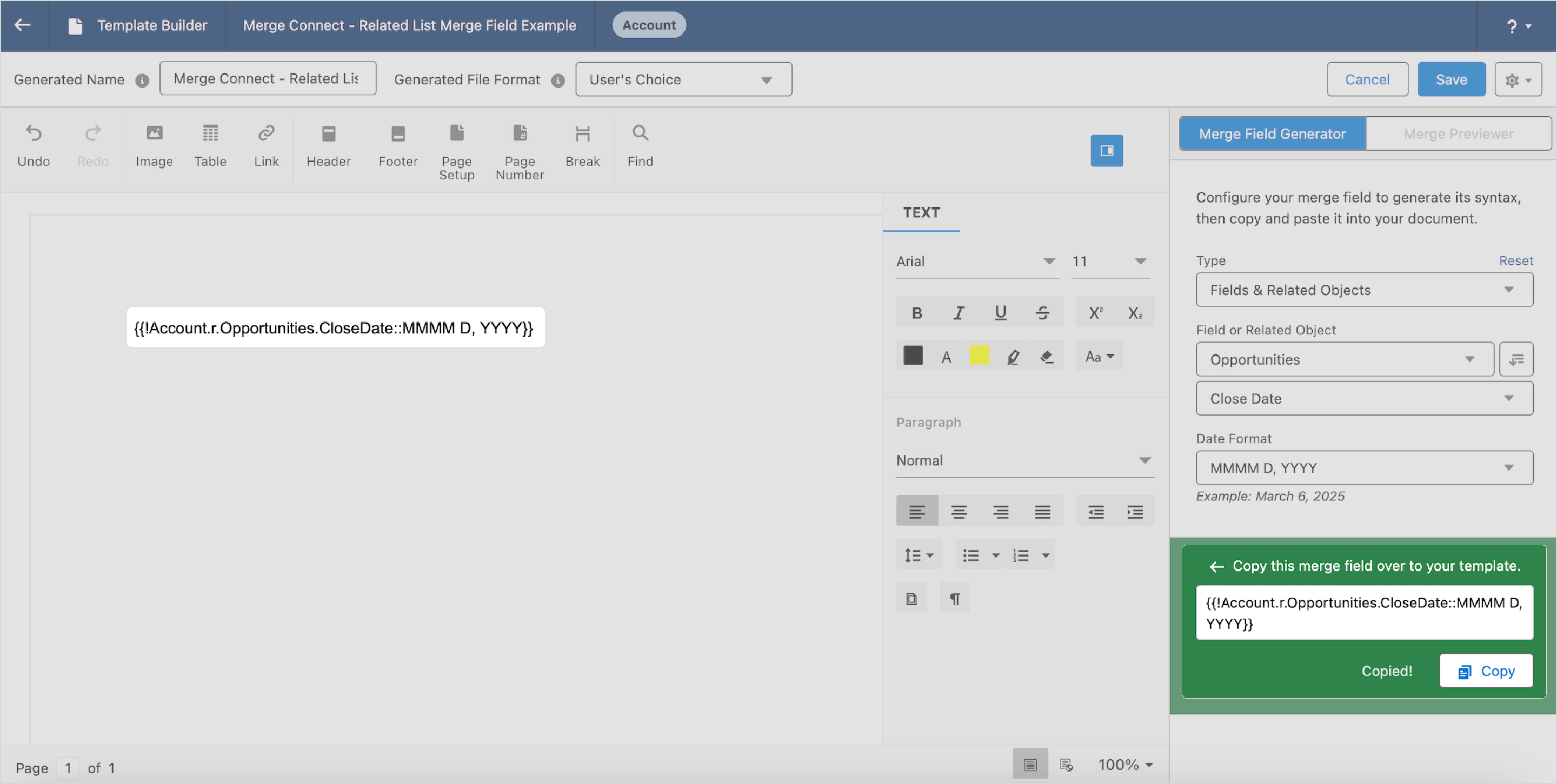 Merge Fields Appiphony